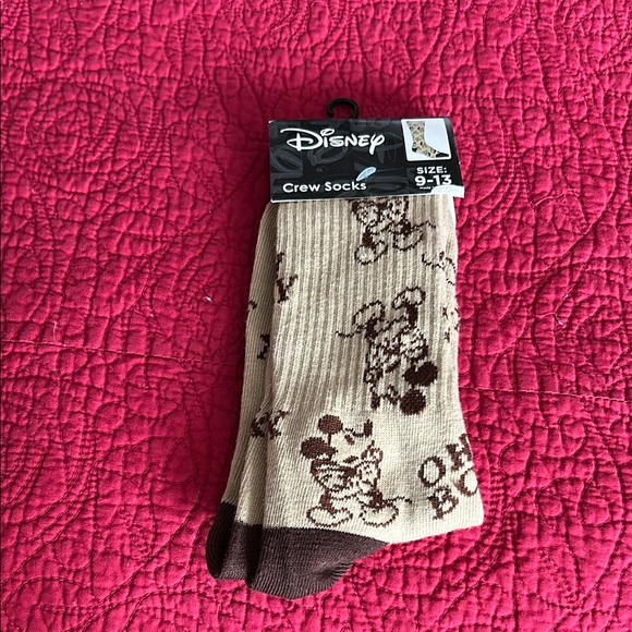 Disney | Underwear & Socks | Disney Brown Casual Socks With Character ...